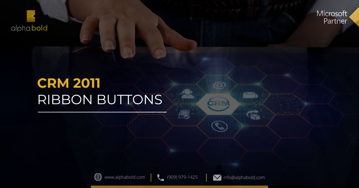 CRM 2011 Ribbon buttons