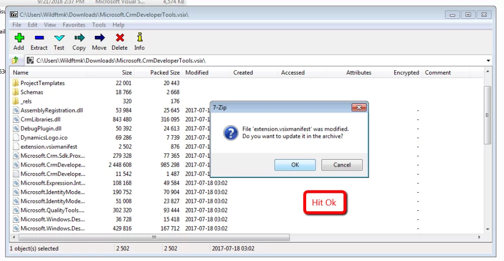 Installing Dynamics 365 Developer Toolkit in Visual Studio 2017
