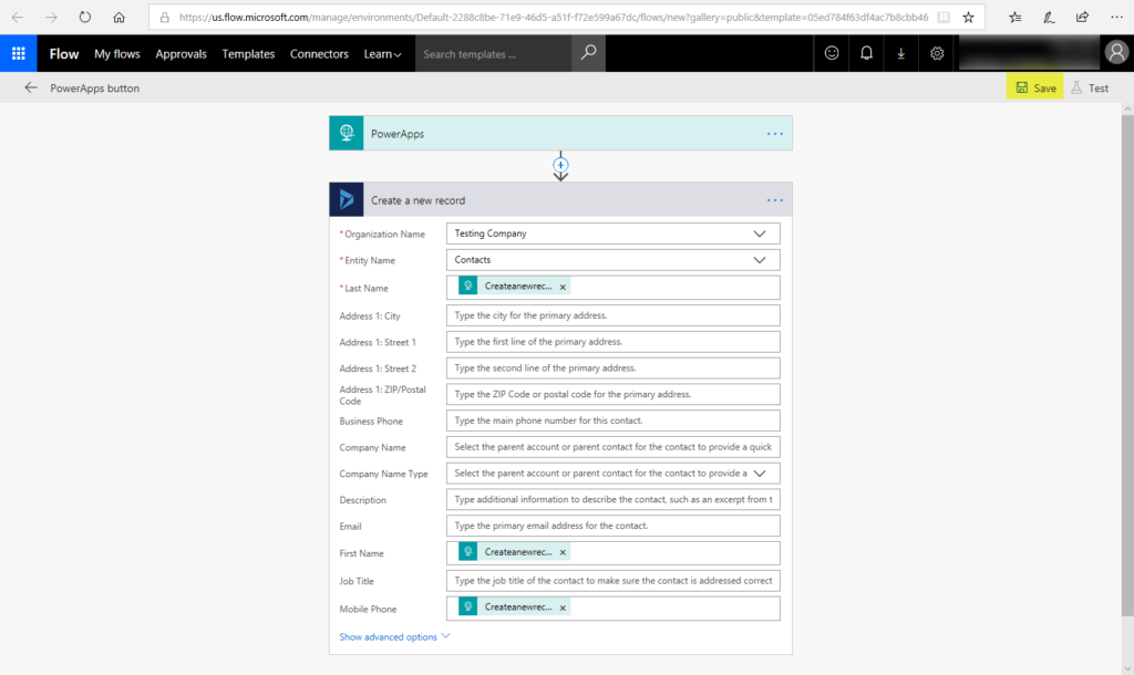 Powerapps Using Microsoft Flow To Create Dynamics 365 Records Top Microsoft Dynamics And