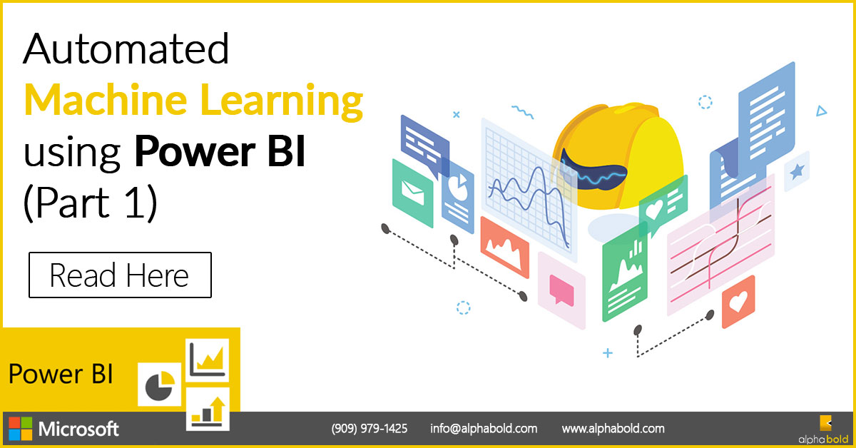 Automated Machine Learning using Power BI: Part 1 Automated Machine Learning using Power BI: Part 1