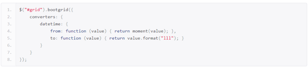 Configurations Of Jquery Bootgrid In Dynamics 365 Ce Top Microsoft Dynamics And Netsuite 3617