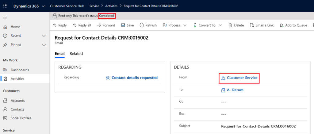 Dynamics 365’s Queues to Control the Routing of Emails - Top Microsoft Dynamics and NetSuite ...