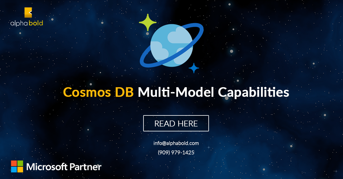 Cosmos DB Multi-Model Capabilities