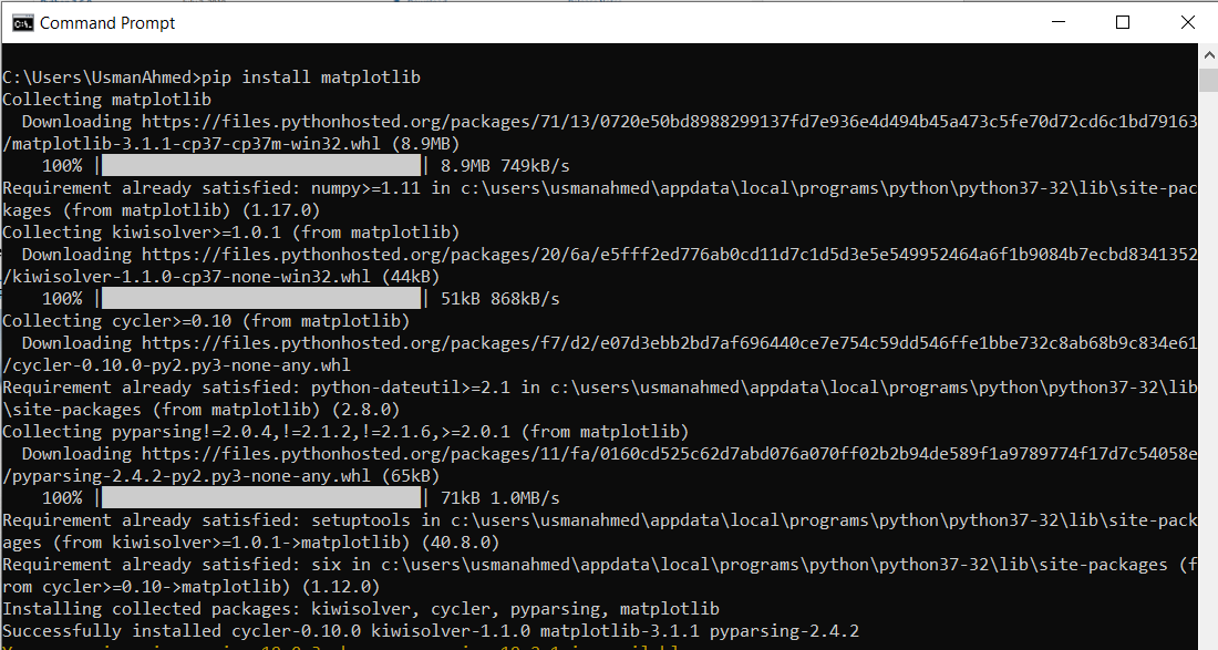 How To Install Matplotlib In Python Using Pip Images And Photos Finder