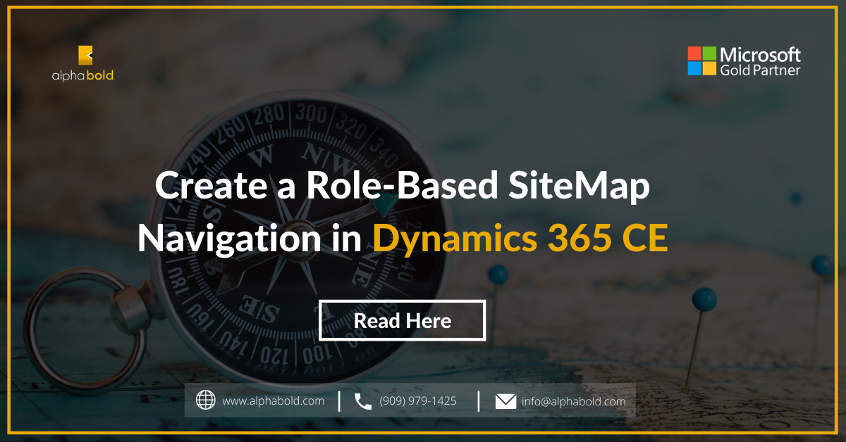 Role-Based Sitemap Navigation in Dynamics 365 CE