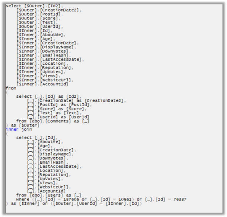 Query Folding in Action