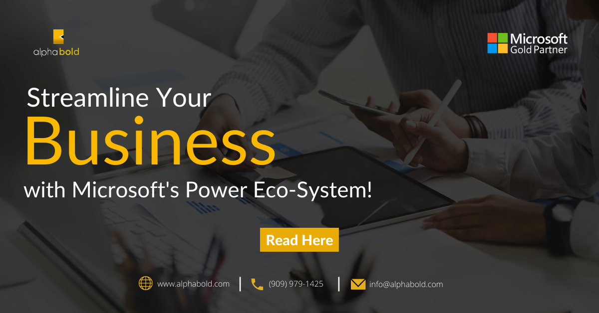 Streamline Your Business with Microsoft's Power Eco-System!