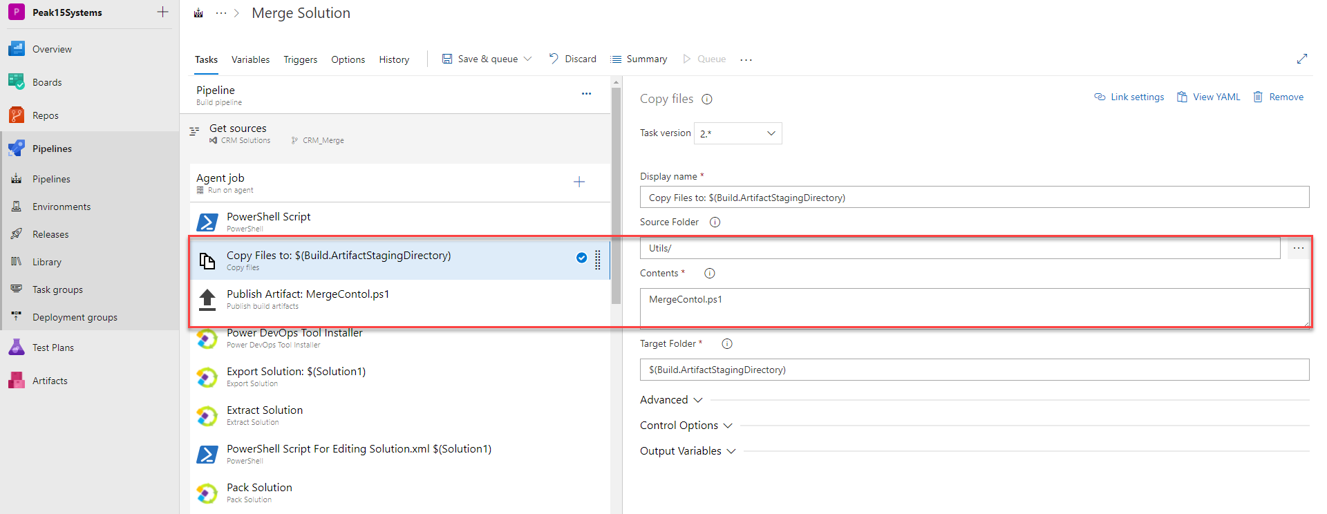 Automate Microsoft CRM Solutions Merge Using Azure CI/CD Pipelines - Part 2