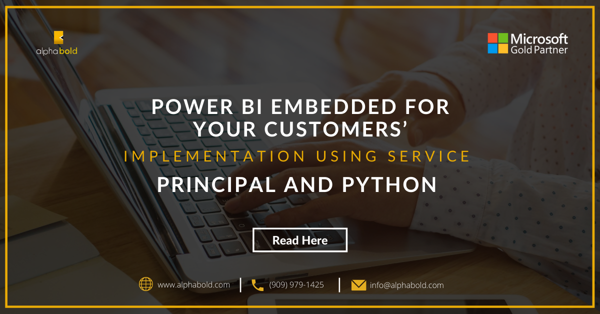 Power BI Embedded with Service Principal and Python