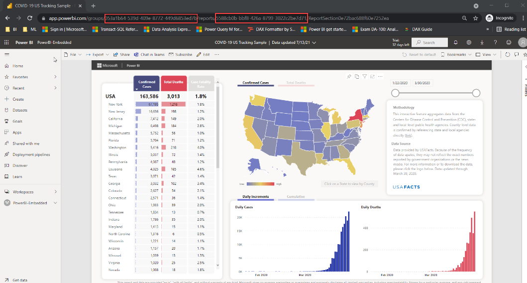 Power BI Embedded Implementation using Service Principal and Python