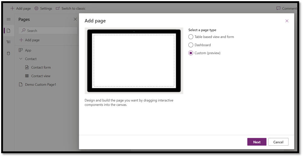 A New Era of Custom Pages with Microsoft Dynamics 365 A New Era of Custom Pages with Microsoft Dynamics 365