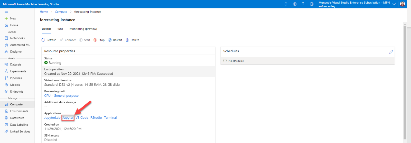 Time Series Forecasting Using Azure Machine Learning Train A Forecasting Model Using Azure