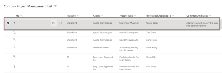 Setting up Project Management Dashboard in PowerApps