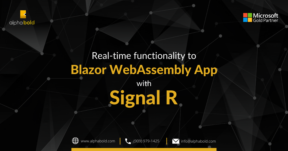 Real-time functionality to Blazor WebAssembly App with Signal R Real-time functionality to Blazor WebAssembly App with Signal R