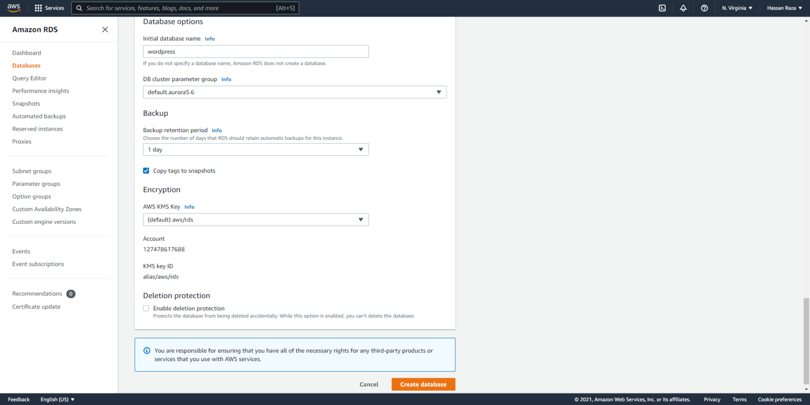 Deployment of Serverless Containerized WordPress through AWS Fargate