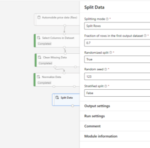 Azure AI Machine Learning – Regression Model