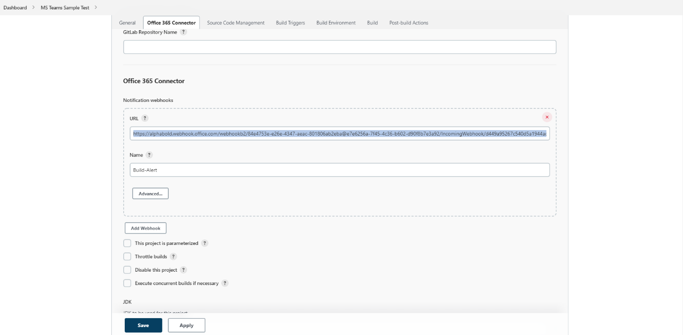 Receive Build Notifications on MS Teams using Jenkins