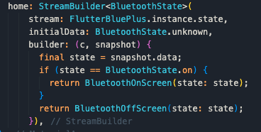 Connecting BLE Devices with Flutter (Part 1) – Bluetooth State