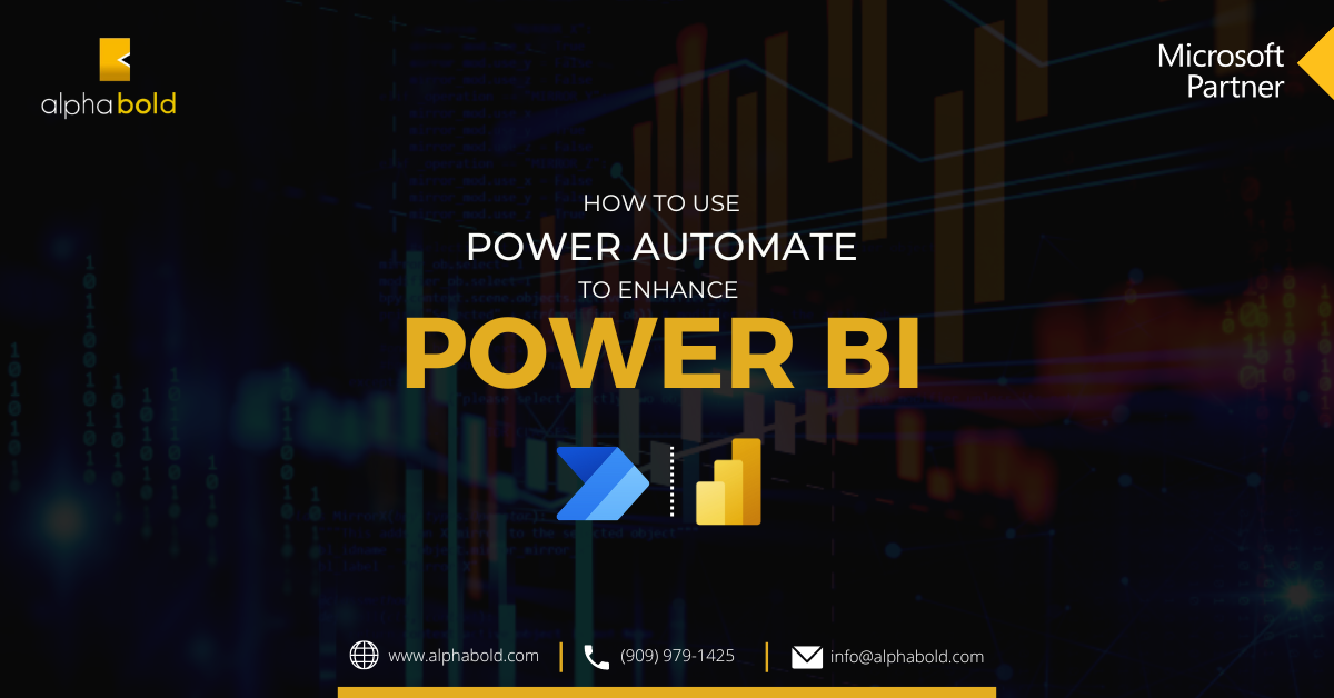 How to Use Power Automate to Enhance Power BI How to Use Power Automate to Enhance Power BI