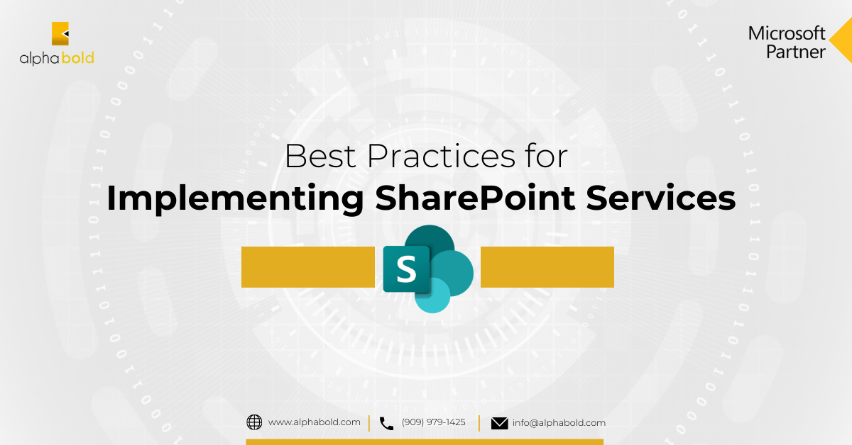 Best Practices for Implementing SharePoint Services Best Practices for Implementing SharePoint Services